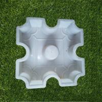 China Tile Interlocking Plastic Mould Africa Pvc Maple Leaf Paver Block Paving Mold for sale