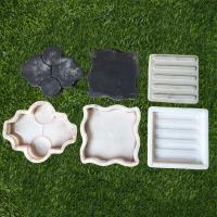 China Tile Interlocking Plastic Mould Africa Pvc Maple Leaf Paver Block Paving Mold for sale