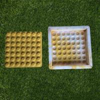 China X Shape Rock Interlocking Plastic Paving Brick Moulds For Pavement for sale