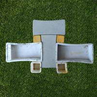China X Shape Rock Interlocking Plastic Paving Brick Moulds For Pavement for sale