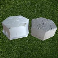 China X Shape Rock Interlocking Plastic Paving Brick Moulds For Pavement for sale