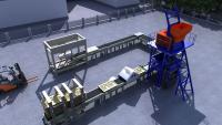 China Size 7000*1000*1800mm Weight 1500kg Concrete Dosing Machine For Bricks for sale