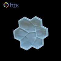 China Concrete Interlocking Plastic Paver Mould For Garden Paths for sale