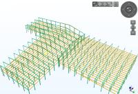 China Custom Modern Prefabricated Steel Structure For Workshop Office House Supermarket for sale
