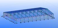China Modern Prefabricated Steel Frame Building For Industrial Warehouse Use for sale