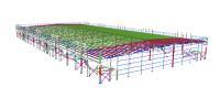 China Large Span Steel Structure Building Coal Storage Space Frame Warehouse Bunker for sale