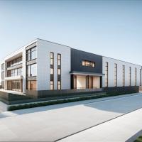 China 50m×100m Temperature Controlled Storage Unit Steel Structure Warehouse for sale