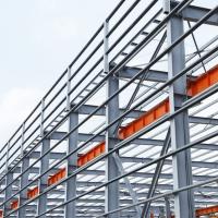 China Portal Frame Prefab Metal Structures Industrial Commercial Fabrication Hall for sale
