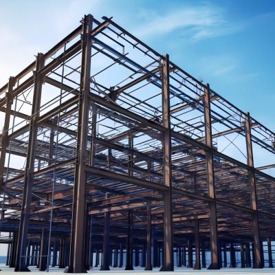 China Multi Story Prefabricated Steel Structure Building For Offices And Apartments for sale