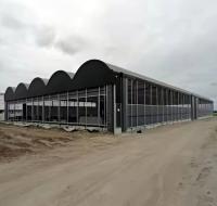 China Custom Steel Structure Warehouse Modern Commercial For Industrial Garage Shed Storage for sale