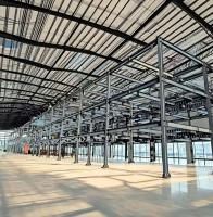 China Portal Frame Specs Metal Structure Building Powder Coated Steel Surface for sale