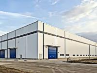 China Large Space Steel Structure Construction Garage Storage Prefabricated Steel Building for sale