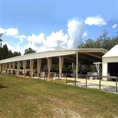 China Offices Prefabricated Steel Frame Building For Agriculture Barn Storage Cow Shed for sale