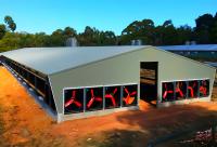 China Galvanized Steel Warehouse 200kg/m² Load Bearing Prefabricated Structure for sale