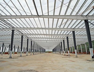 China Fireproof Prefabricated Steel Frame Building For Warehouses Workshops Offices for sale