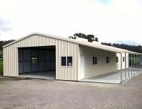 China Custom Modern Prefabricated Steel Structure For Workshop Office House Supermarket for sale