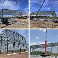 China Q355 Material Modular Steel Buildings High Speed Fabrication Weather Resistance for sale