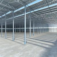 China Large Span Modern Steel Frame Building with 50 Years Using Life and Portal Frame Structure for Industrial Workshop for sale