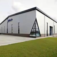 China Prefab Steel Structure Construction Vegetable Workshop Steel Structure Office Villa Building for sale