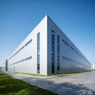 China Modern Steel Structure Workshop Prefab Industrial Commercial Fabrication Hall for sale