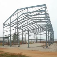 China Q235B Custom Galvanized Steel Shed Fabrication Industrial Shed For Warehouse Workshop Hall for sale