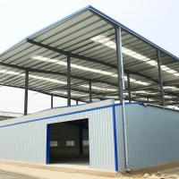 China Q235B Q355B Prefabricated Industrial Steel Buildings Warehouse For Hall And Workshop for sale