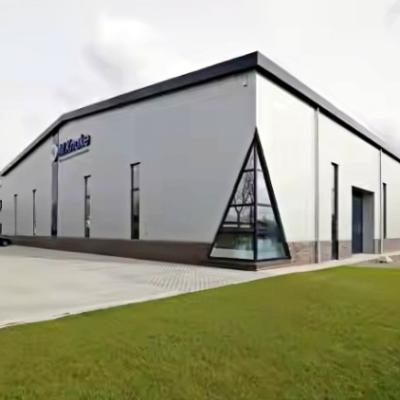 China Q235B Q355B Prefabricated Industrial Steel Buildings Warehouse For Hall And Workshop for sale