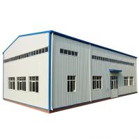 China Custom Prefabricated Steel Structure Workshop Light Frame Building Q355B Q235B for sale