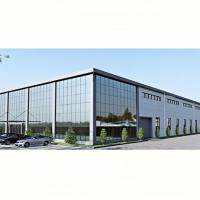 China Fire Retardant Steel Alloy Steel Frame Building 100% Recyclable Steel Material Warehouse for sale