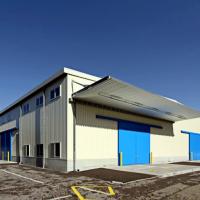 China Long Span Lightweight Steel Frame Metal Buildings Enhanced Thermal Insulation Commercial for sale