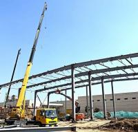 China High Load Bearing Steel Frame Building Dimensionally Stable Steel High Impact for sale
