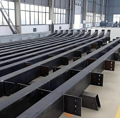 China Q235B Q355B ASTM A36 Prefab Steel Frame Building For Warehouse Workshop Custom Design for sale