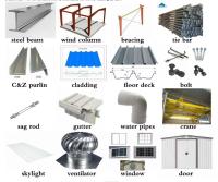 China Prefabricated Easy Move Steel Building Material Exterior Enclosure System for sale
