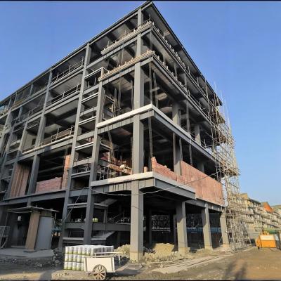 China Sandwich Panel High Rise Steel Frame Building Fast Build For Living for sale