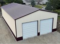 China Prefabricated Steel Garage Q355B Portal Frame For Storage for sale