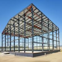 China Steel Structure Prefab Metal Warehouse Building Portal Frame Q235B Q355B ASTM A36 for sale