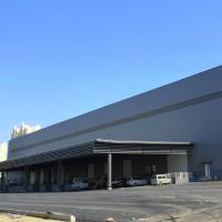 China Modular Steel Frame Warehouse Construction Weathering Steel Material Fire Resistance for sale
