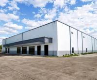China Bolt Assemble Prefab Steel Structure Workshop Warehouse With Sandwich Panel for sale