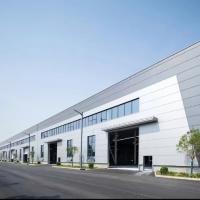 China Q355B Steel Structure Warehouse with 35-50 Years Lifespan and Wind, Snow, Seismic Resistant Portal Frame Design for sale