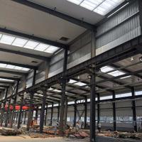 China Custom Q355B Steel Structure Portal Frame with Hot Dipped Galvanized Surface for 35-50 Years Life Time for sale