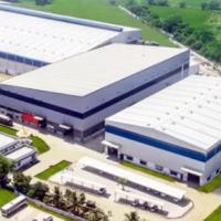 China Prefabricated Modular Industry Iron Structure Fabrication Structural Hangar Warehouse Building for Workshop for sale