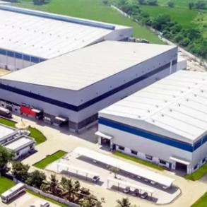 China Prefabricated Modular Industry Iron Structure Fabrication Structural Hangar Warehouse Building for Workshop for sale