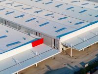 China Modular Steel Frame Warehouse Construction Weathering Steel Material Fire Resistance for sale