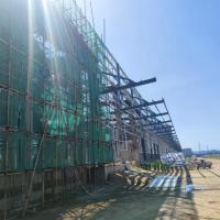 China Prefabricated Steel Structure Building with Portal Frame Design, 30-50 Year Life Span, and 20+lb/sq.ft Roof Load for sale