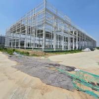 China Custom Designed Prefabricated Steel Structure with 35-50 Years Life Time Using Q235B/Q355B Steel for sale