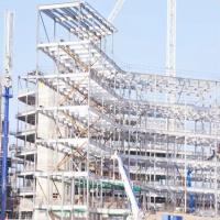 China Custom Designed Prefabricated Steel Structure with 35-50 Years Life Time Using Q235B/Q355B Steel for sale