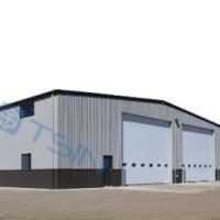 China Custom Steel Structure Warehouse Modern Commercial For Industrial Garage Shed Storage for sale