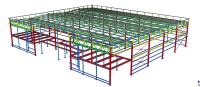 China Portal Frame Prefabricated Steel Frame Building Custom Insulation for sale