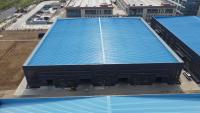 China Custom Roof Slope Steel Structure Warehouse Rainproof Bulk Cargo Storage for sale