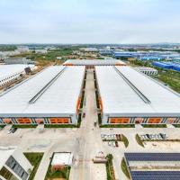 China Q235B Q355B High Strength Prefab Steel Structure Modern Office Building for sale